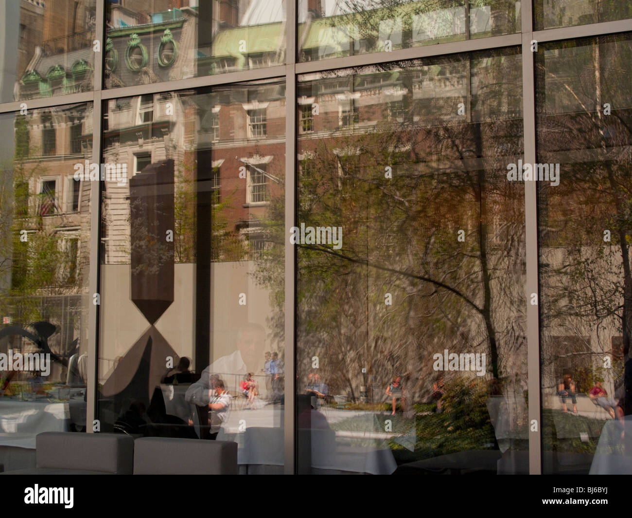 Museum of Modern Art Restaurant New York City Stock Photo - Alamy