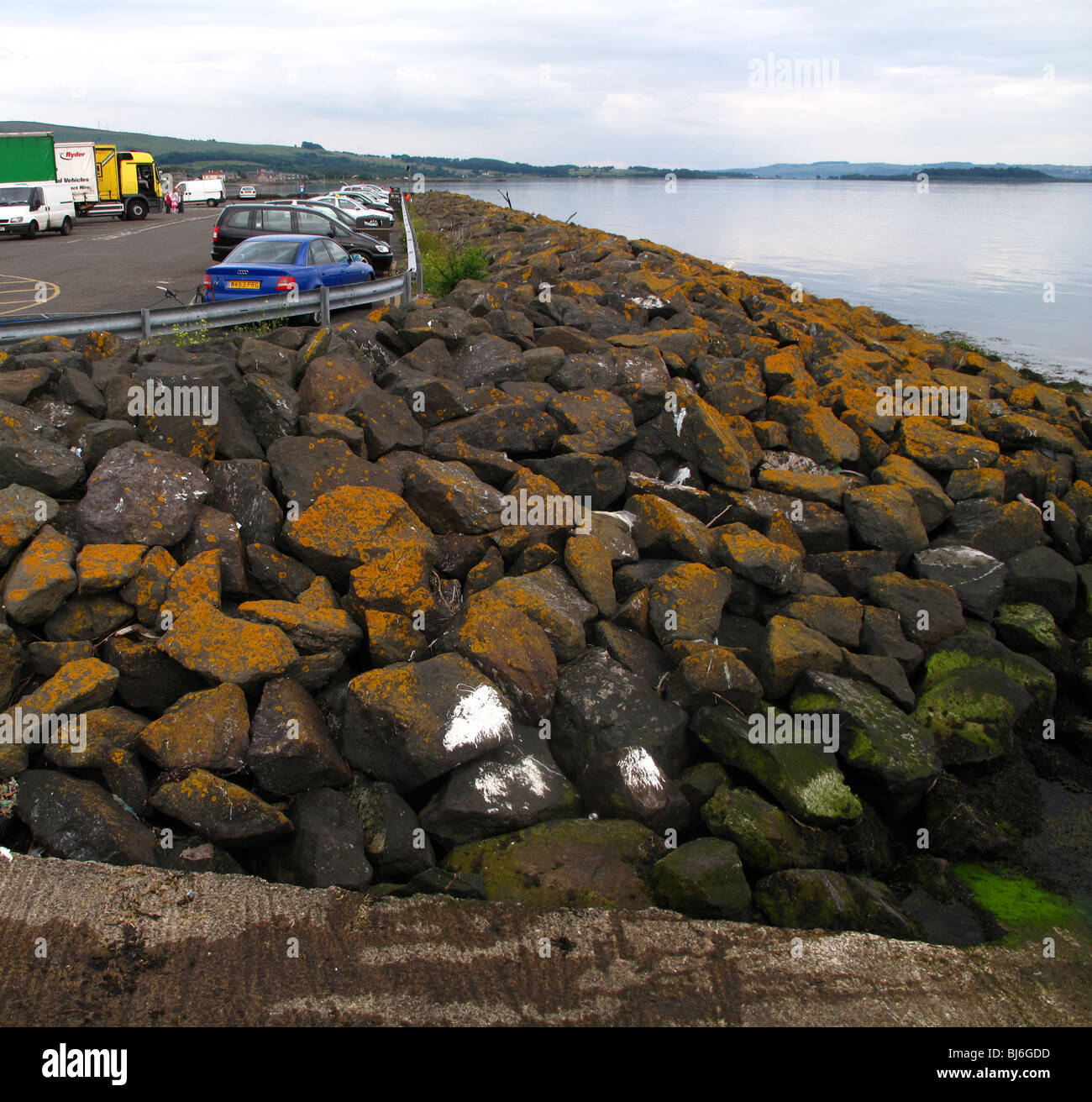 Sea front defences Helensburgh Scotland Stock Photo - Alamy