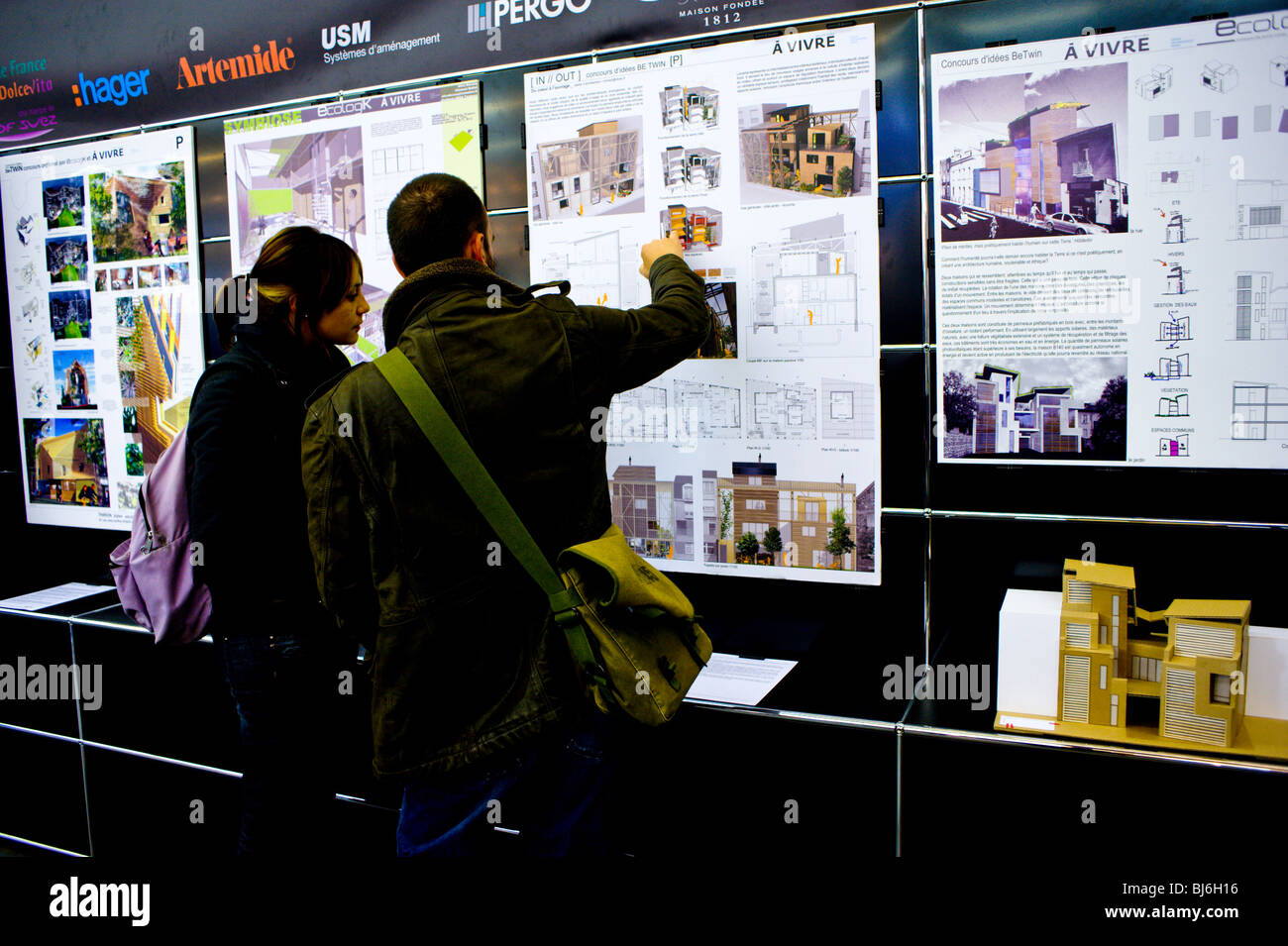 Paris, France, Construction Trade SHow, Exhibit Ecological Green Eco ...