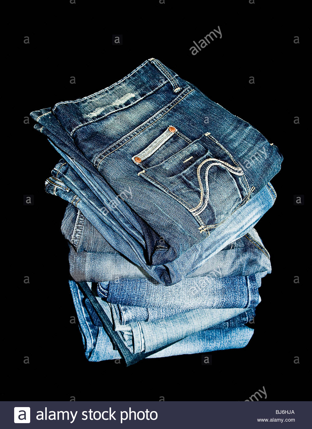 Denim Outfit Stock Photos & Denim Outfit Stock Images - Alamy
