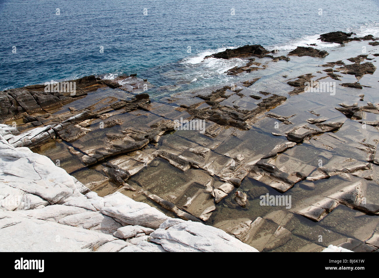 Ancient Marble quarry Aliki, Thassos, Greece, Sept 2009 Stock Photo - Alamy