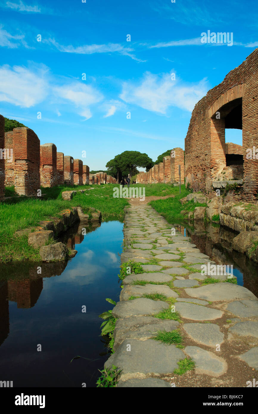 A view of the ancient Ostia Stock Photo - Alamy