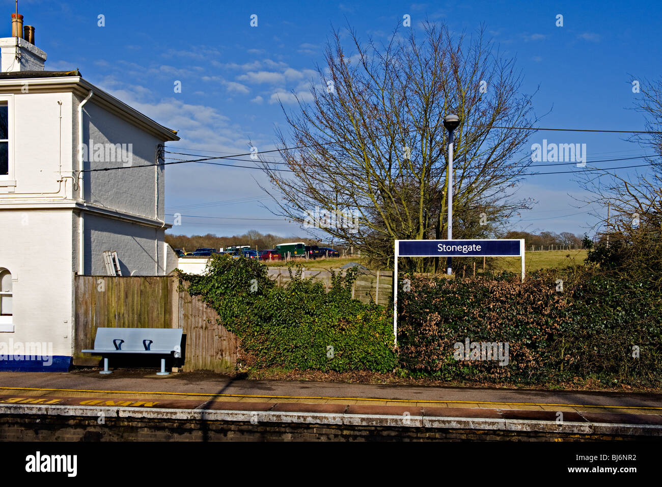 Stonegate Railway Station, East Sussex, UK Stock Photo - Alamy