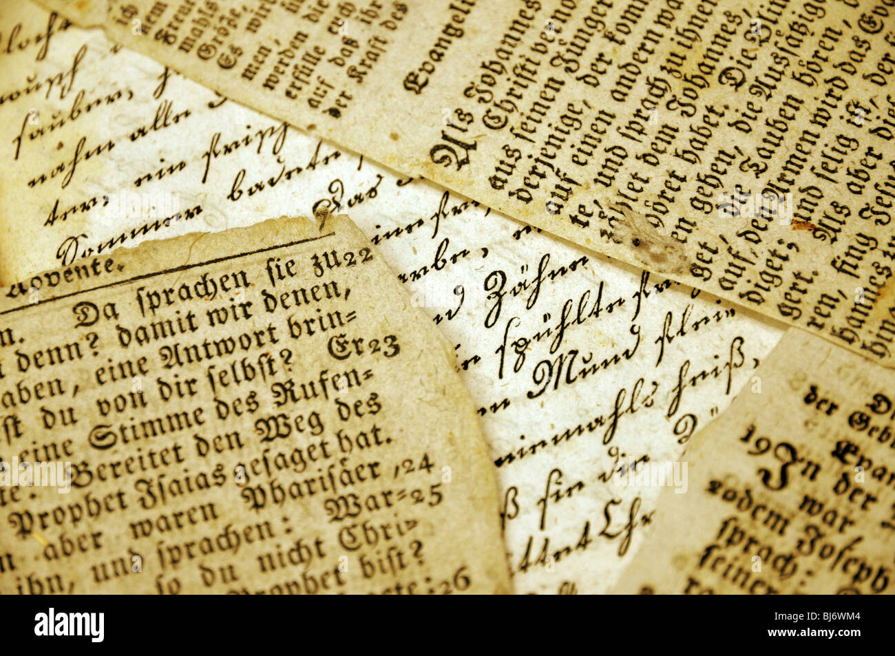 Torn Vintage Book Page