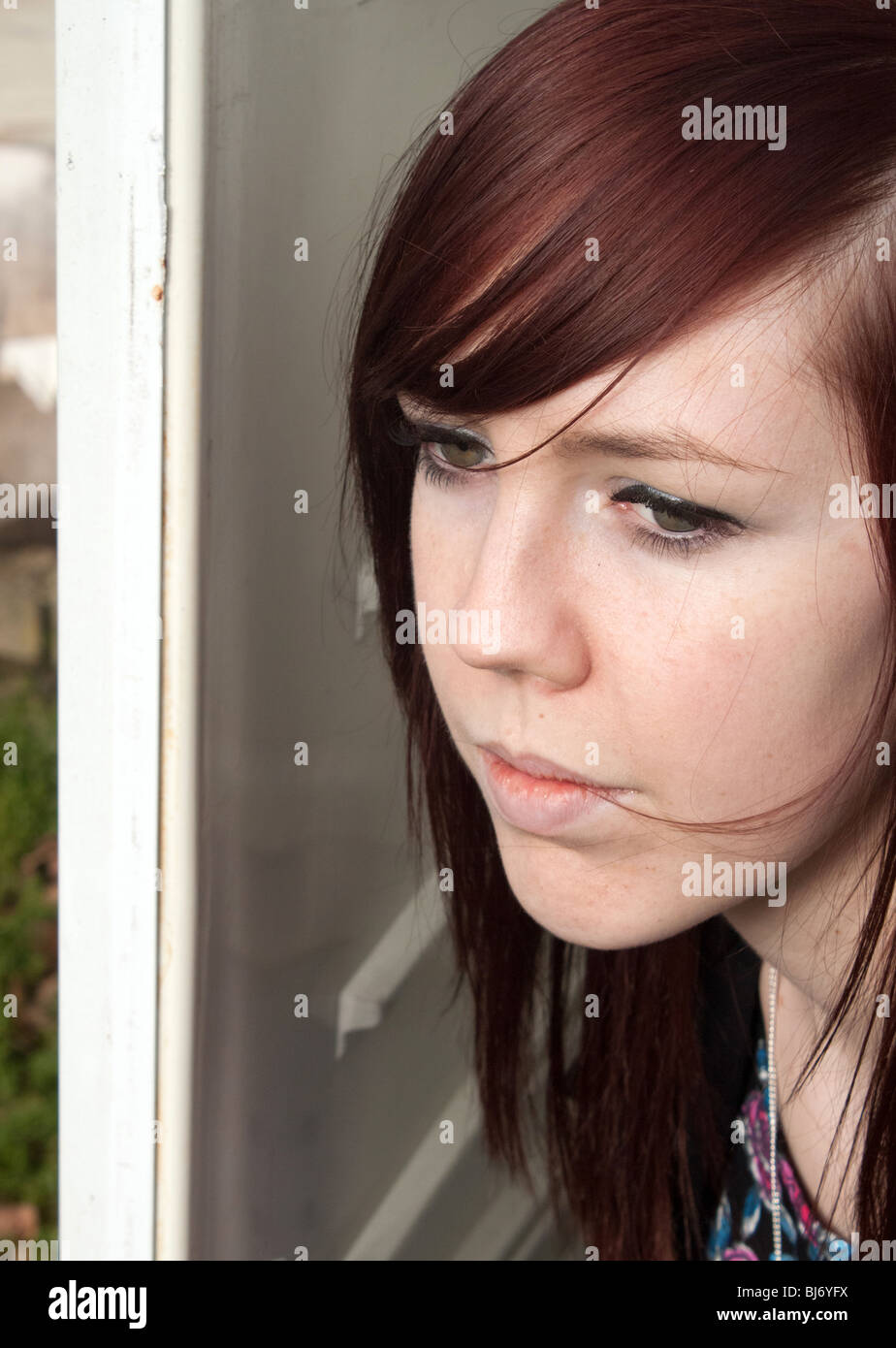 A girl sitting inside a fridge Stock Photo - Alamy