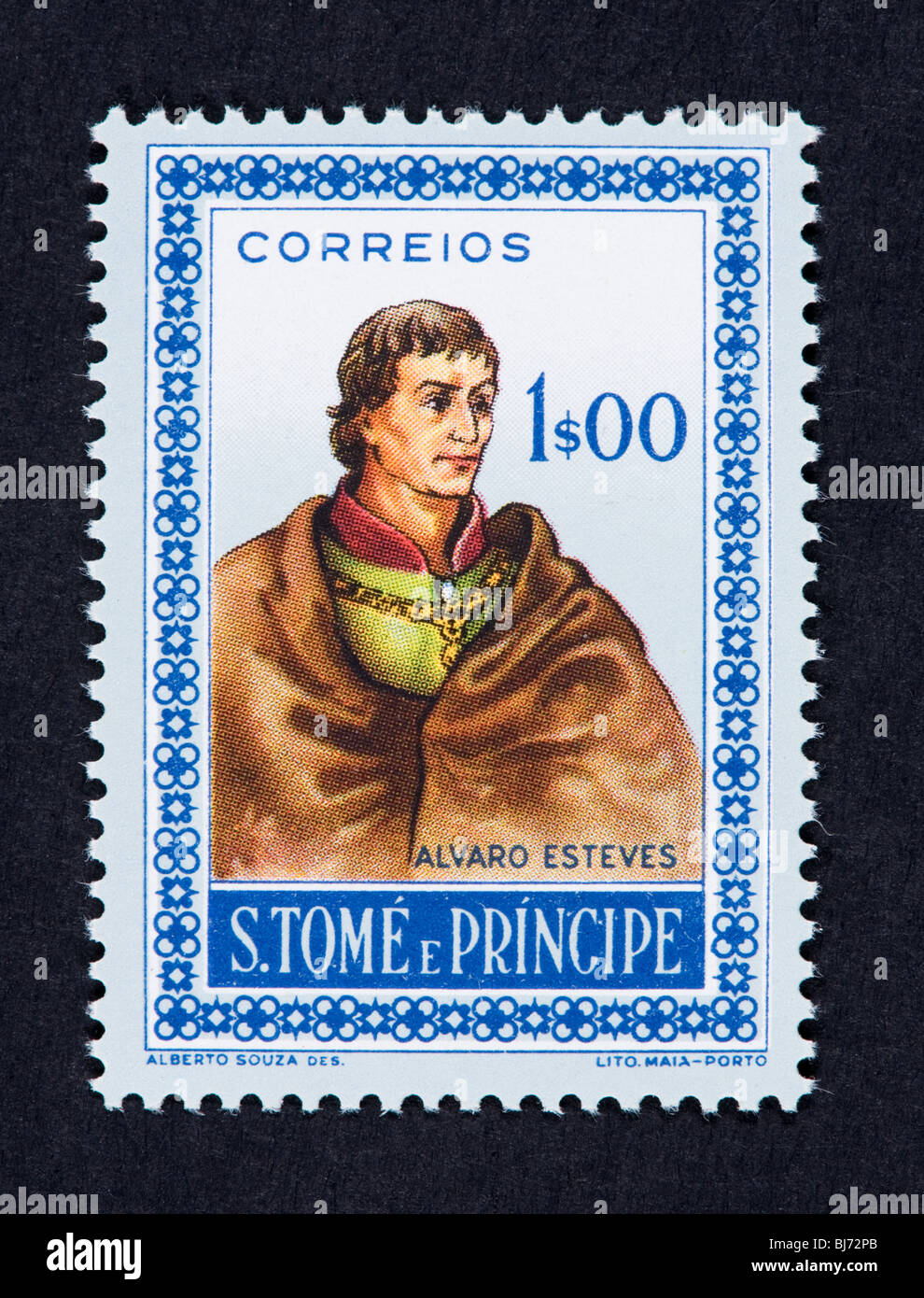 Postage stamp from portugal depicting hi-res stock photography and ...