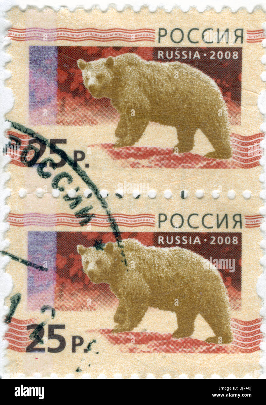 Russia Bear Stamp High Resolution Stock Photography and Images - Alamy