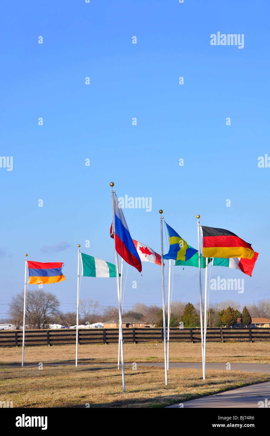 Flags different countries russia hi-res stock photography and images ...