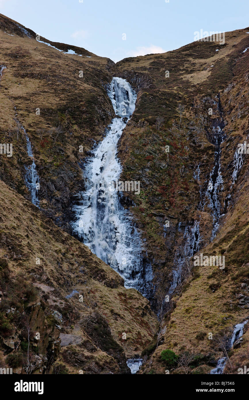 Grey Mare's Tail waterfall, near Moffat. Dumfries and Galloway ...