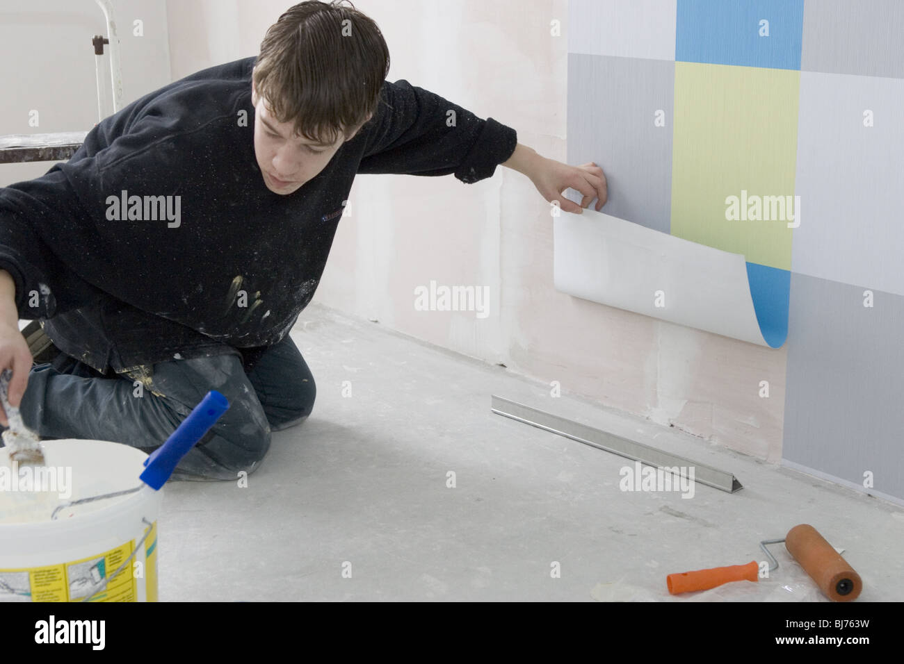 Teen Student Fixing High Resolution Stock Photography and Images - Alamy