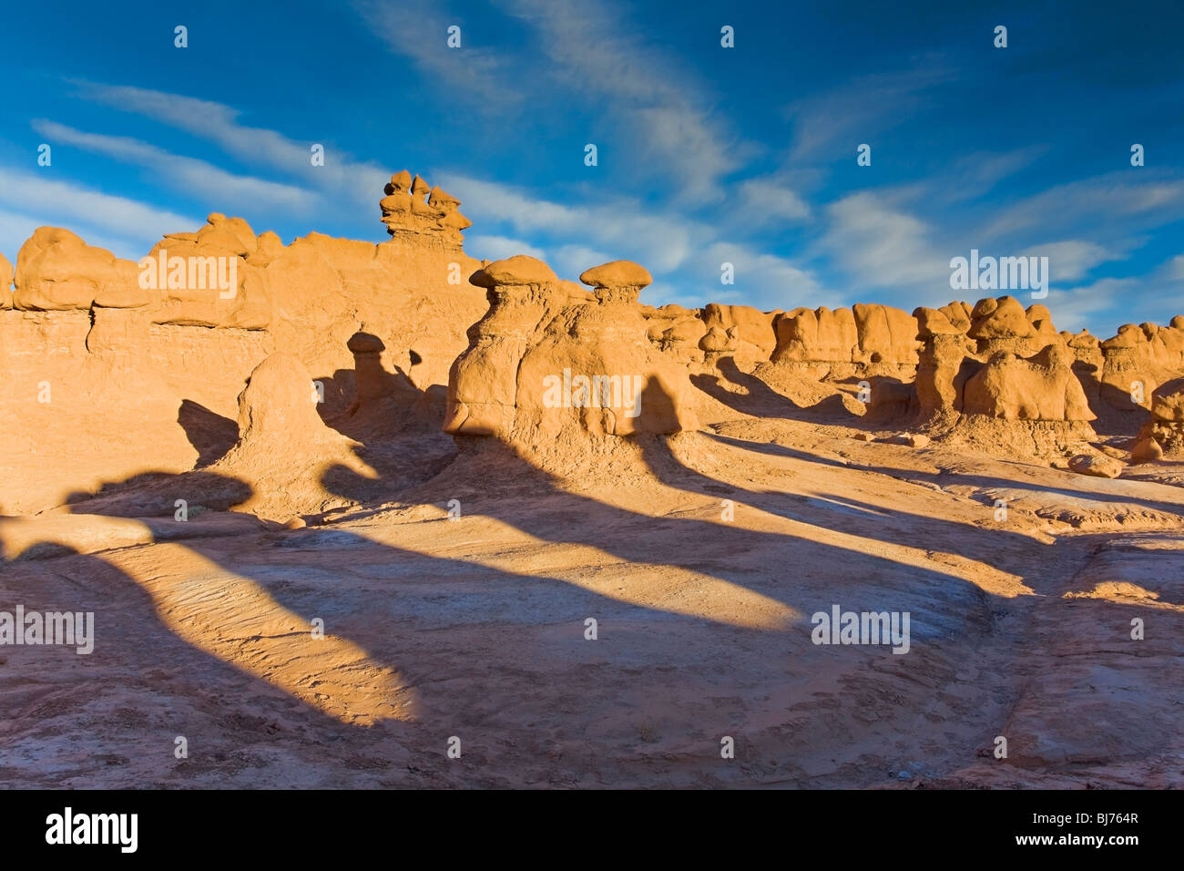 Hoodoo Shadows, Goblin State Park, Utah, USA Stock Photo - Alamy