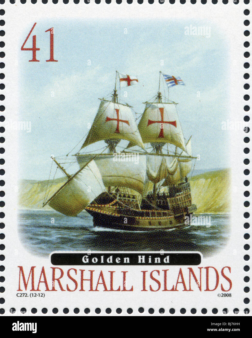Marshall Islands postage stamp Stock Photo - Alamy