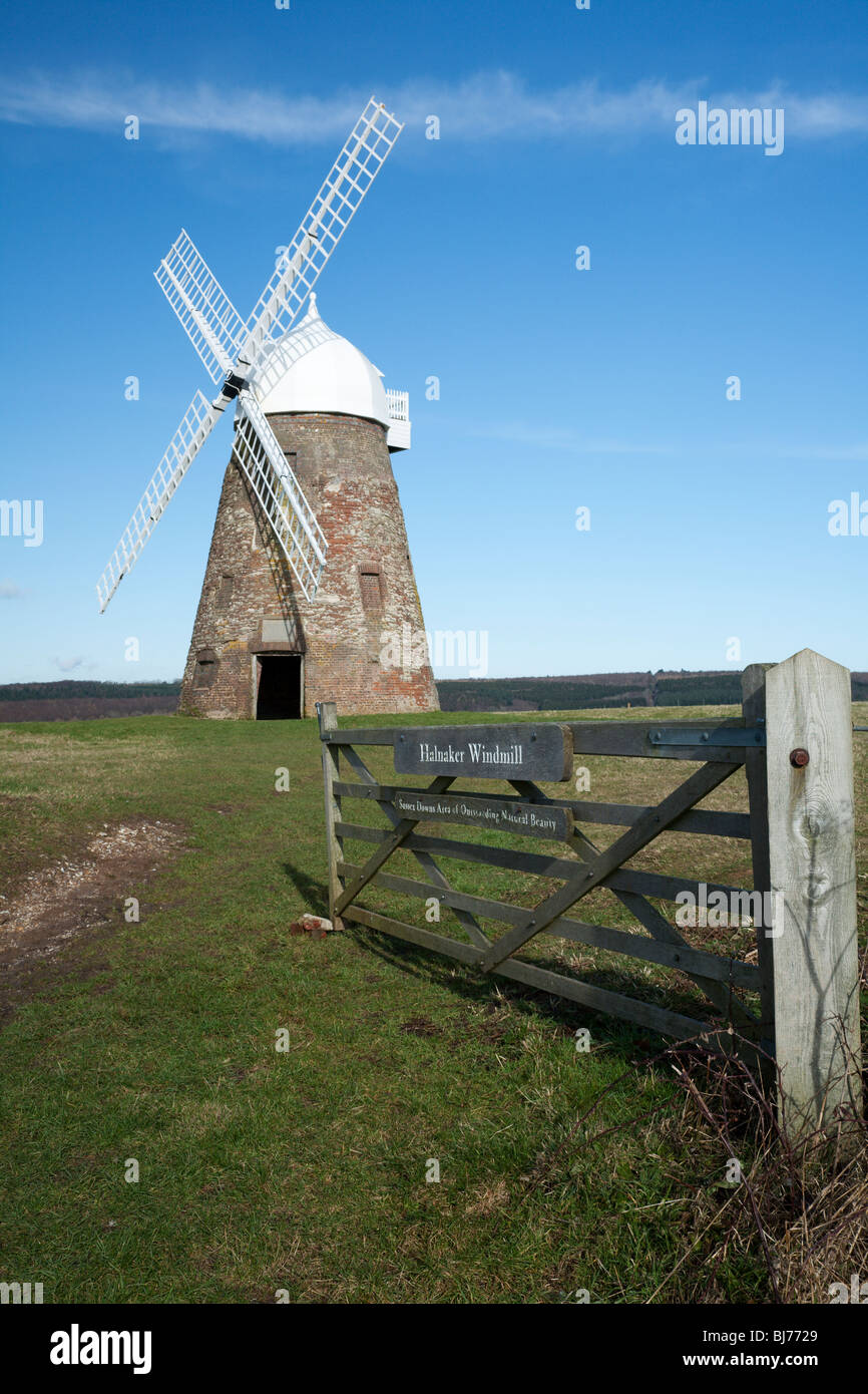 Halnaker windmill, sussex hi-res stock photography and images - Alamy