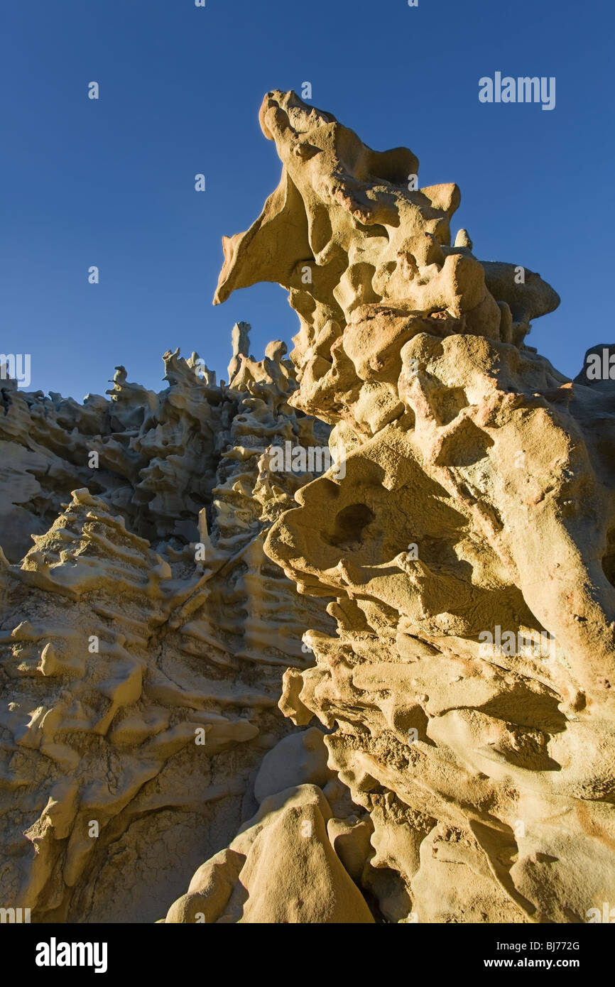 Alien Spacecraft Hoodoo, Fantasy Canyon, near Vernal, Utah, USA Stock ...