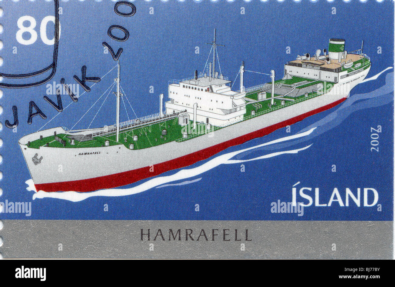 Iceland postage stamp Stock Photo - Alamy