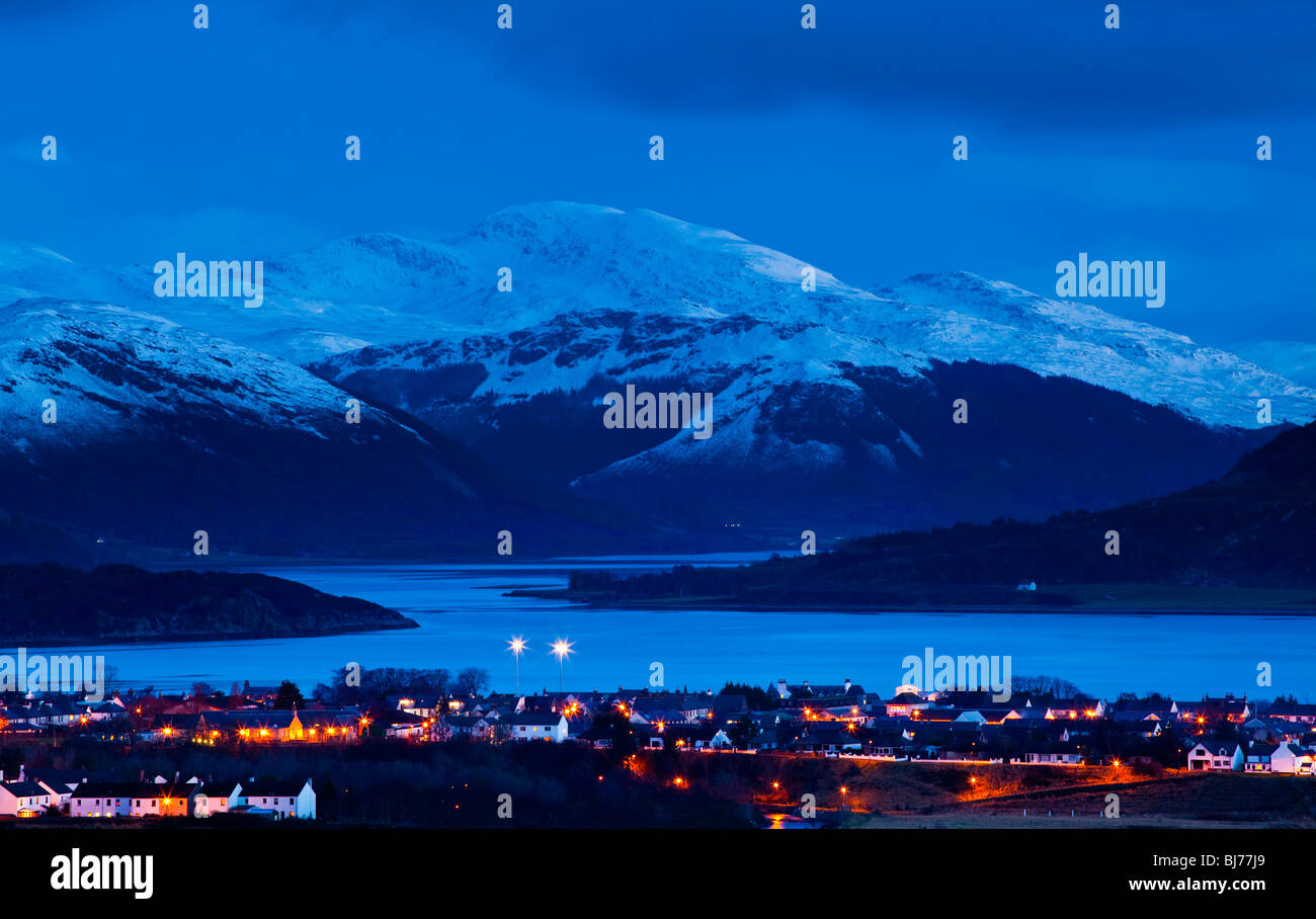 Scotland, Scottish Highlands, Ullapool. The fishing port of Ullapool ...