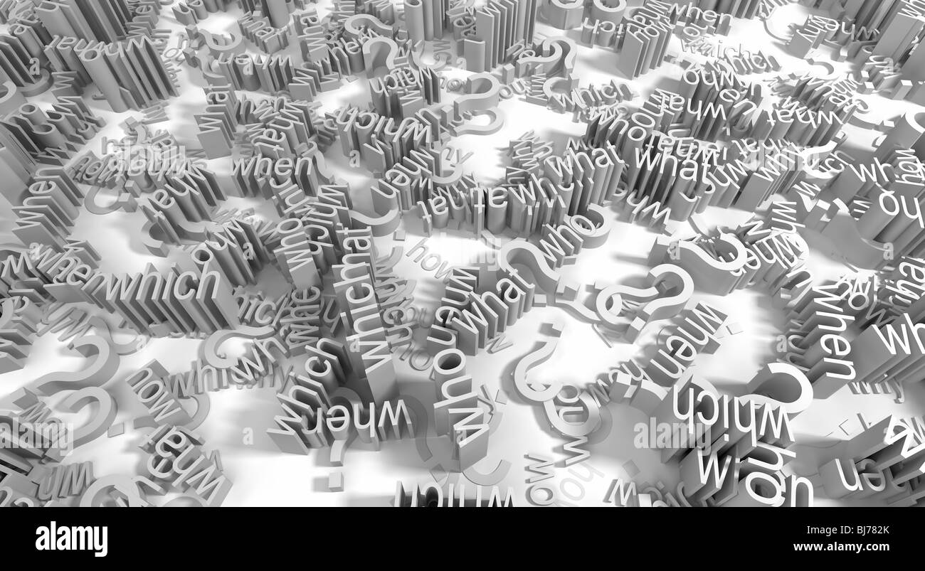 Large question mark Black and White Stock Photos & Images - Alamy