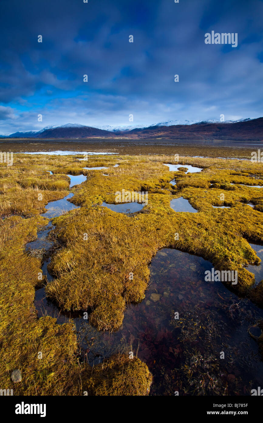 Scotland, Scottish Highlands, Glen Carron. Looking towards Glen Carron ...