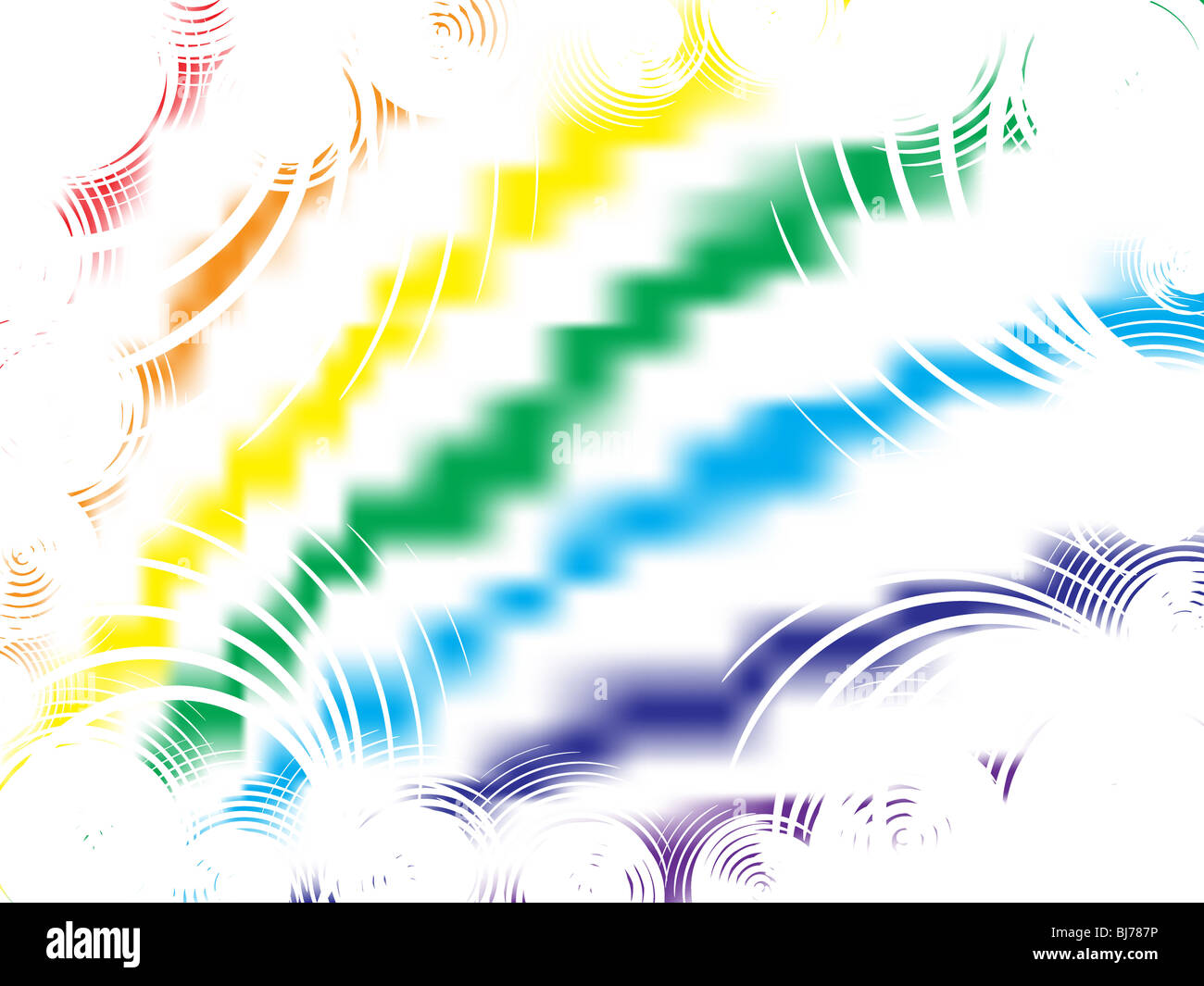 abstract rainbow circle background. Vector Stock Photo - Alamy