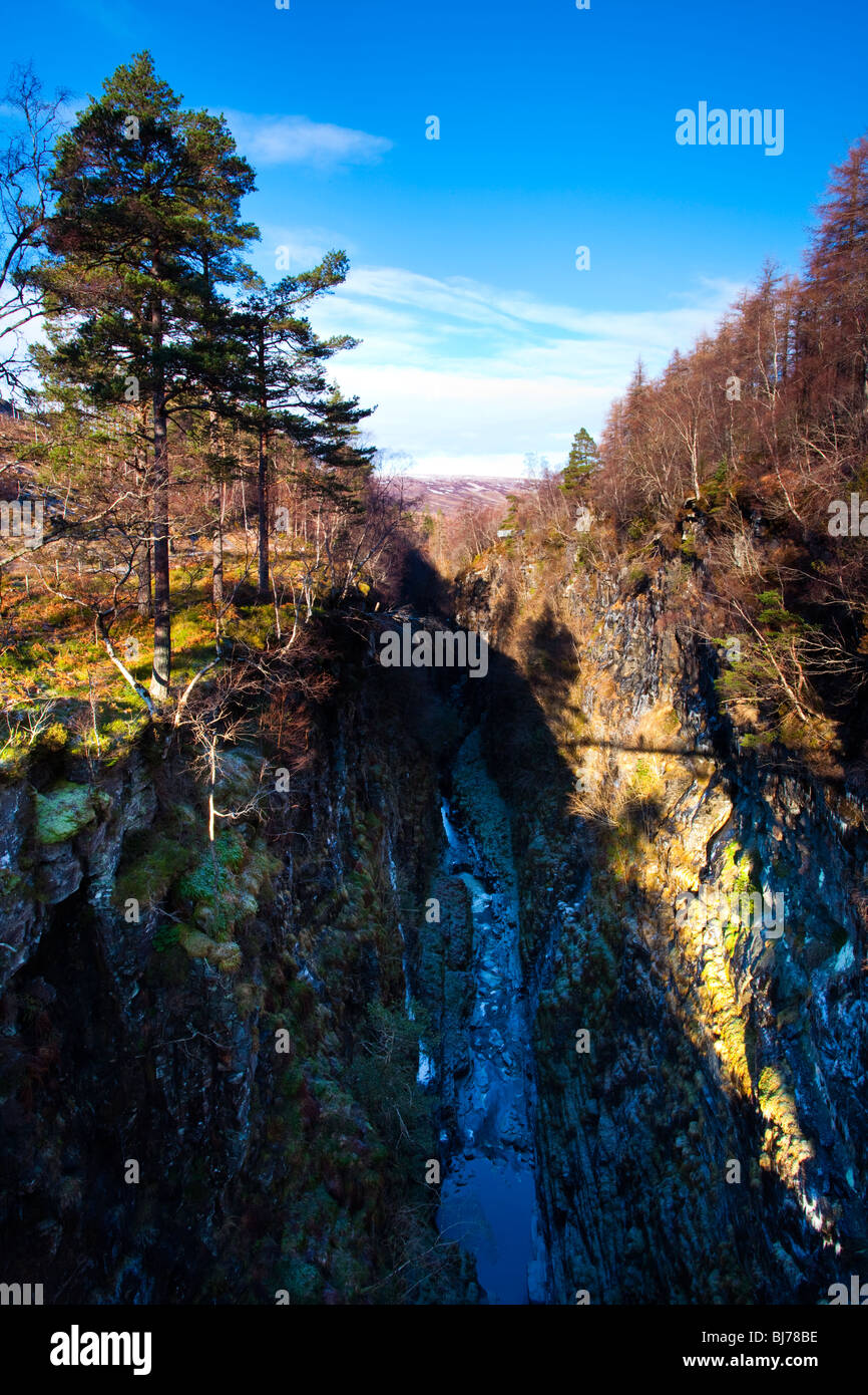 Scotland, Scottish Highlands, Corrieshalloch Gorge. The Corrieshalloch ...