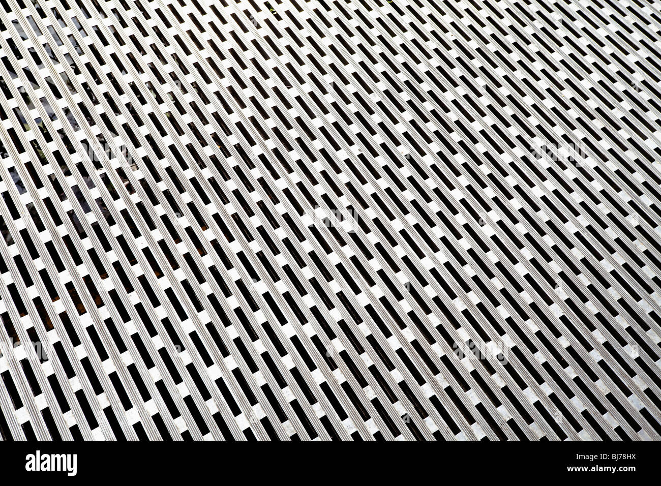 street grating on moving part of draw bridge Stock Photo - Alamy