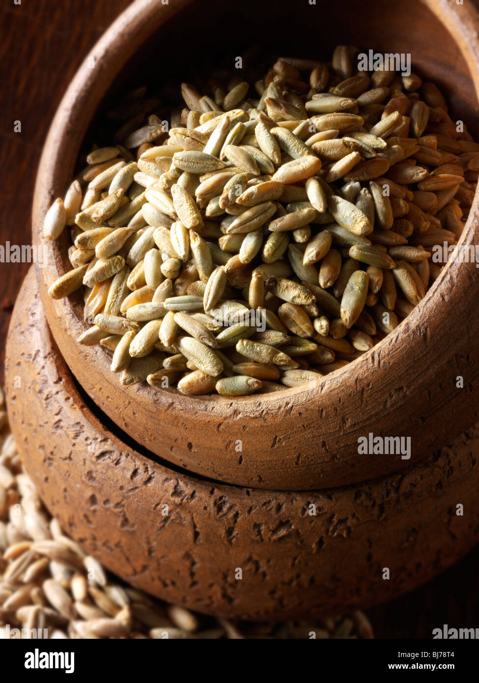 Rye Grains - Stock Photos Stock Photo - Alamy