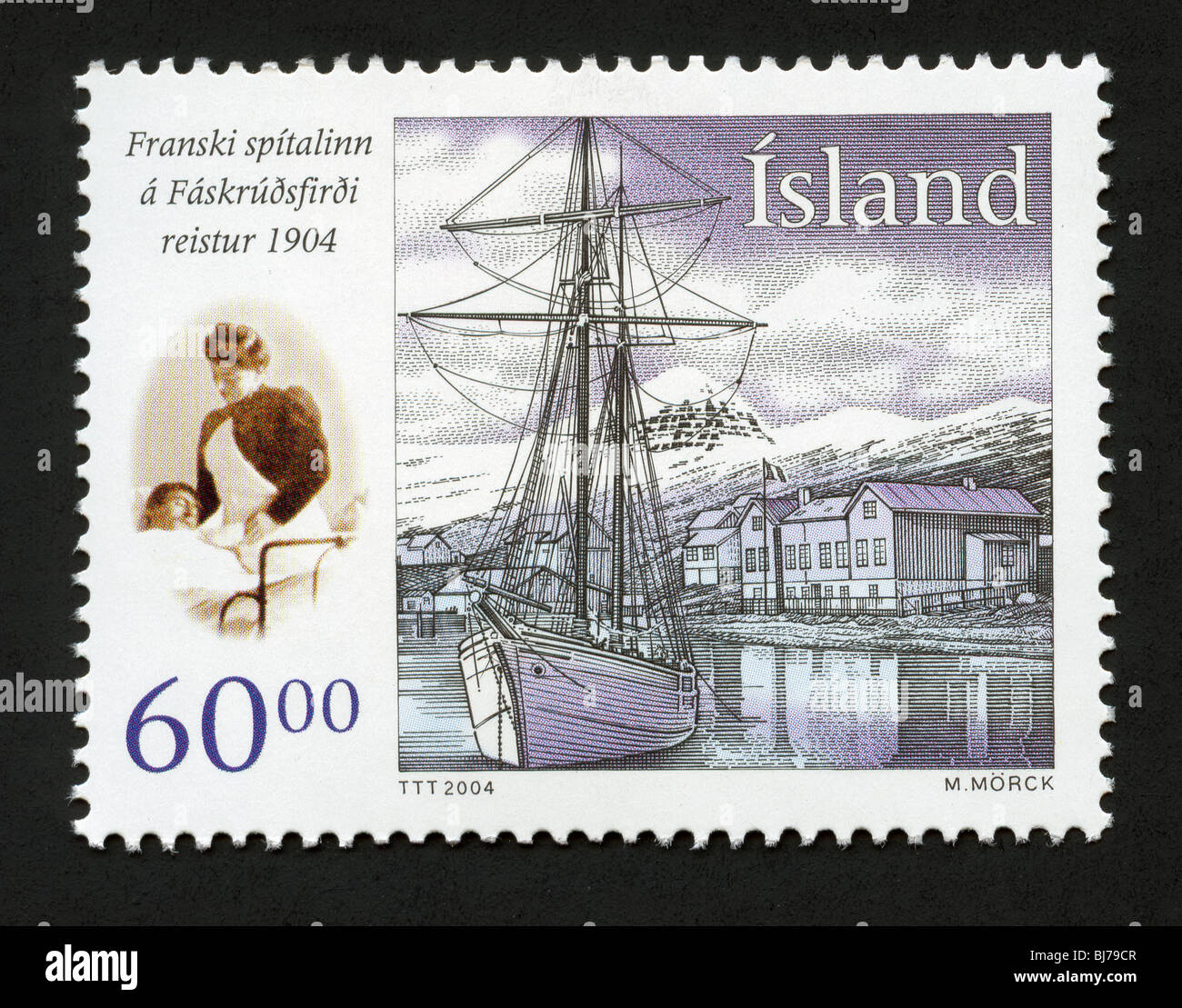 Iceland postage stamp Stock Photo - Alamy