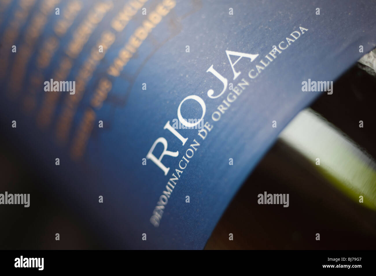 Rioja wine label hi-res stock photography and images - Alamy