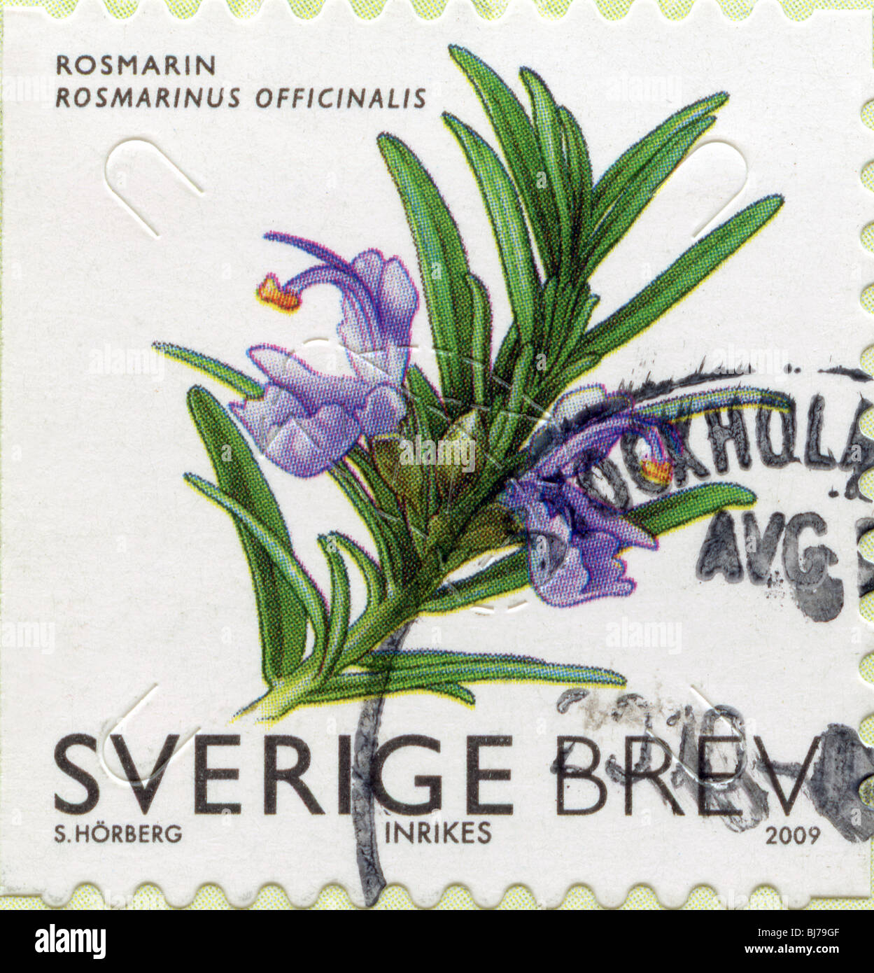 Sweden postage stamp hi-res stock photography and images - Alamy