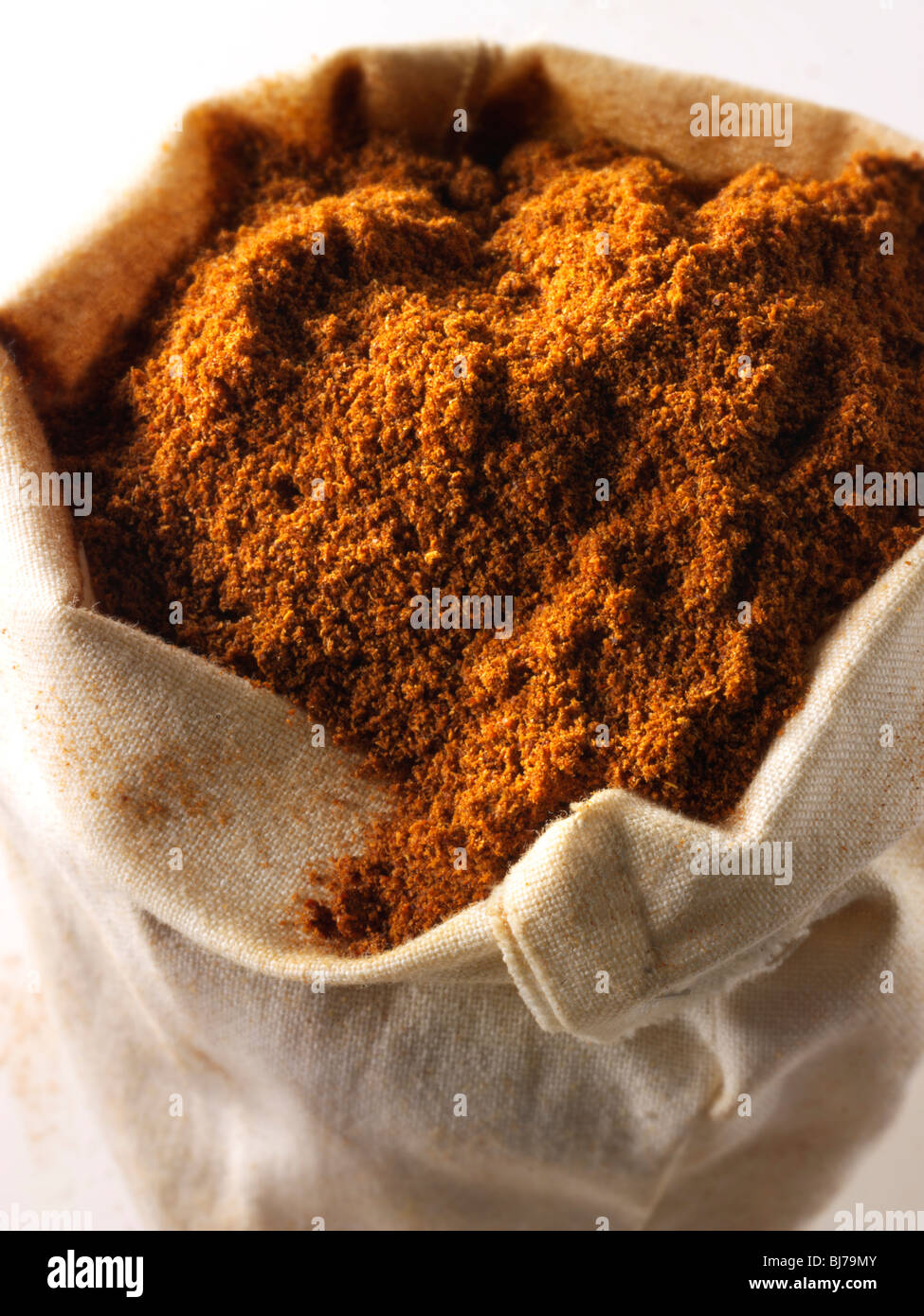 Ground Chilli Powder in a spice sack bag Stock Photo - Alamy