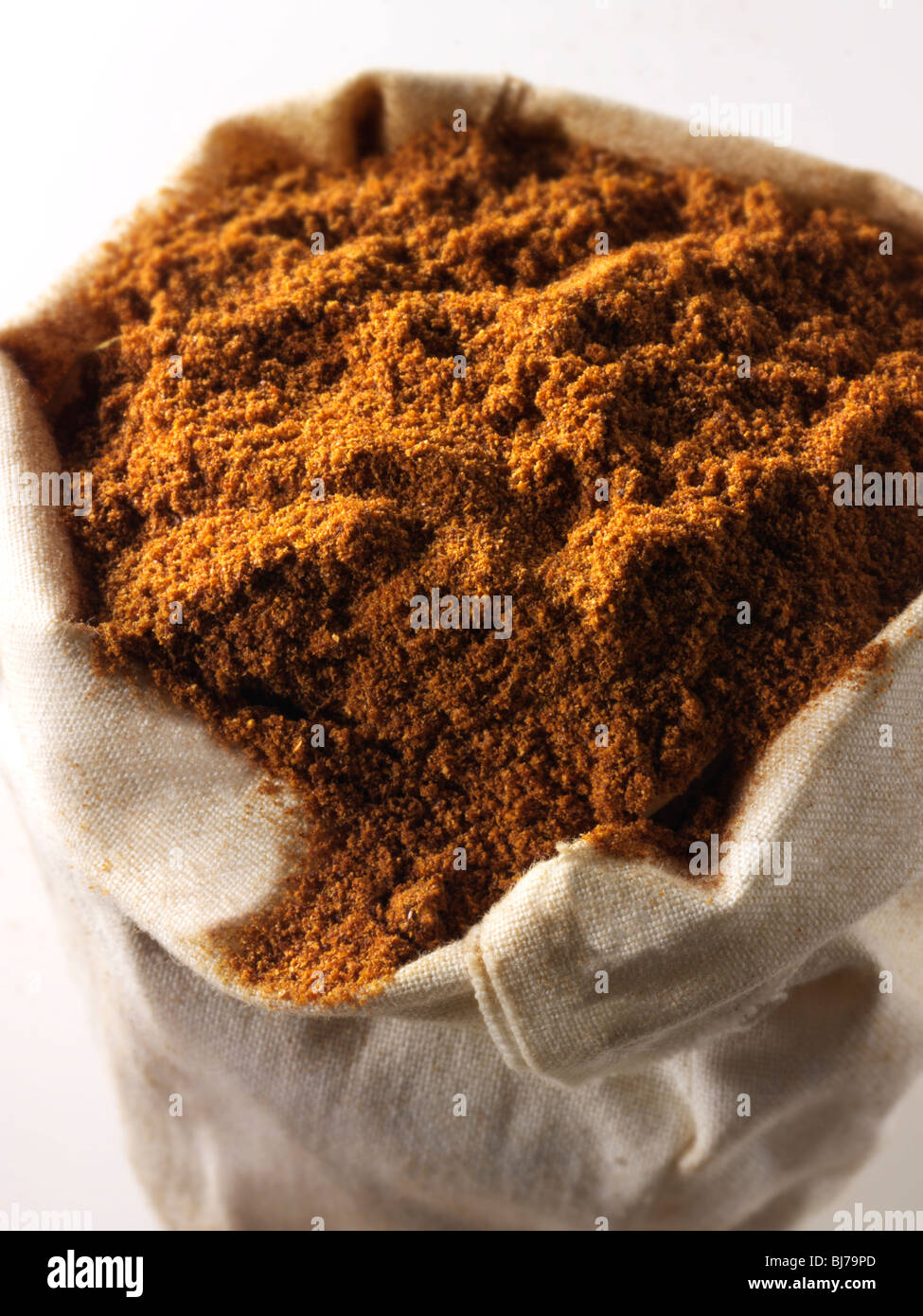 ground Paprika powder in a spice sack bag Stock Photo - Alamy