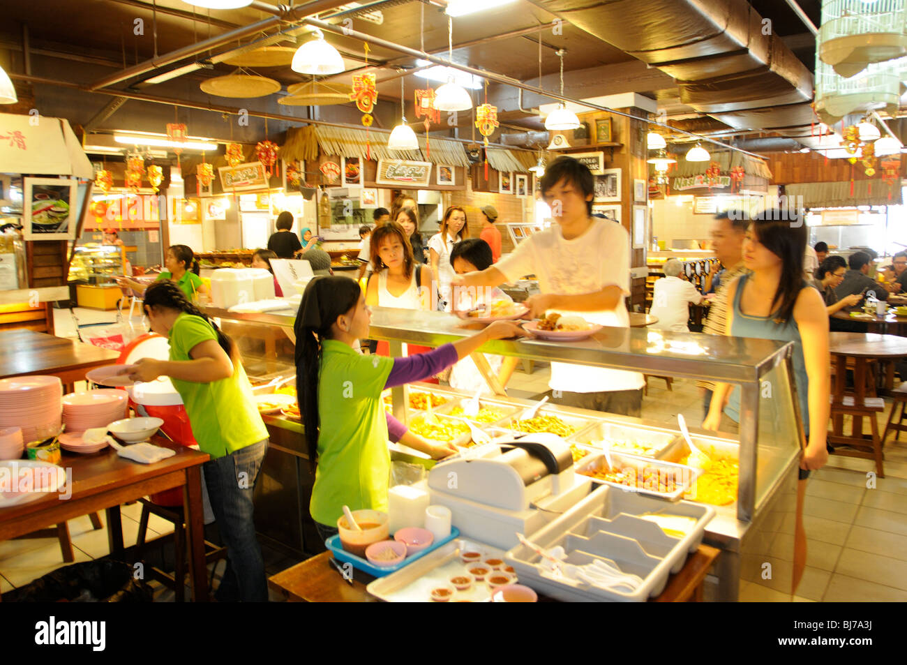 food court, Wisma Merdeka shopping mall, Kota Kinabalu, Sabah, Malaysia ...