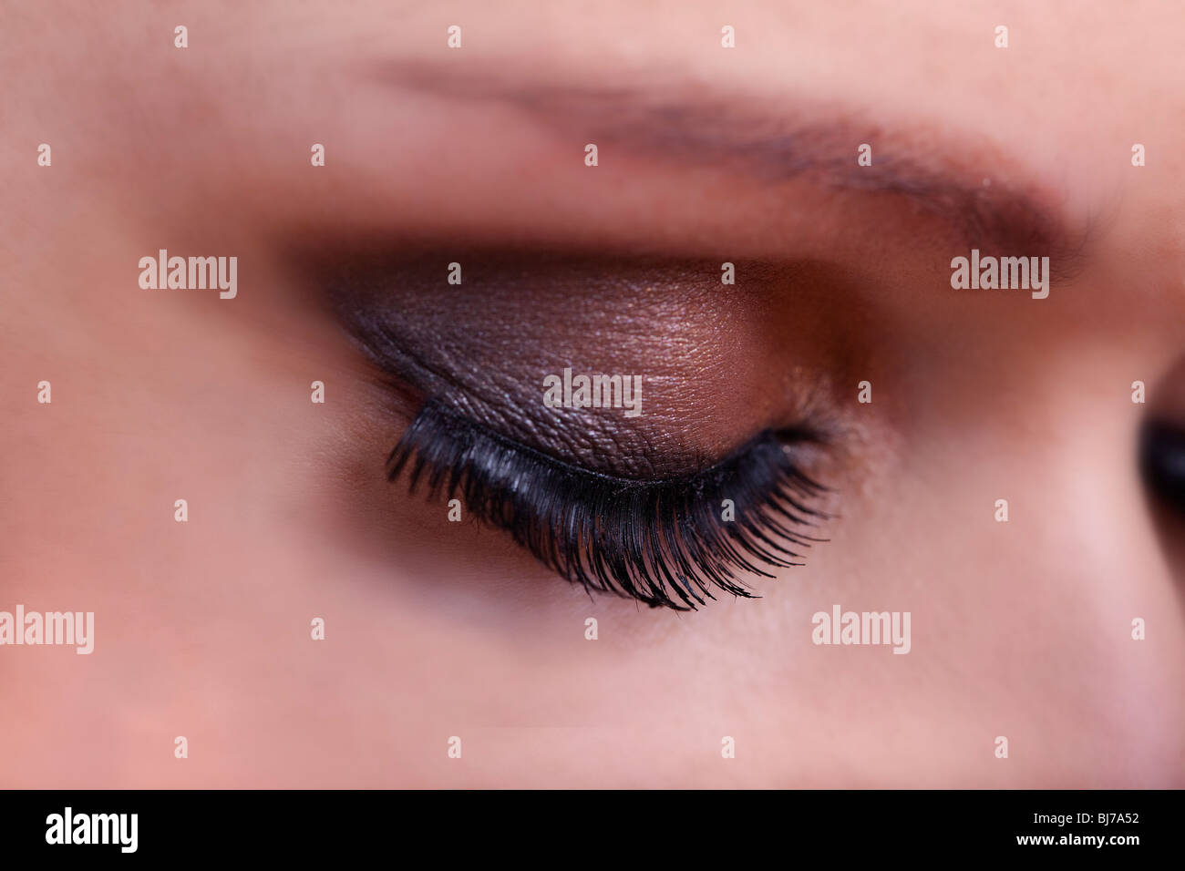 Detail of makeup eye, fashion Stock Photo - Alamy