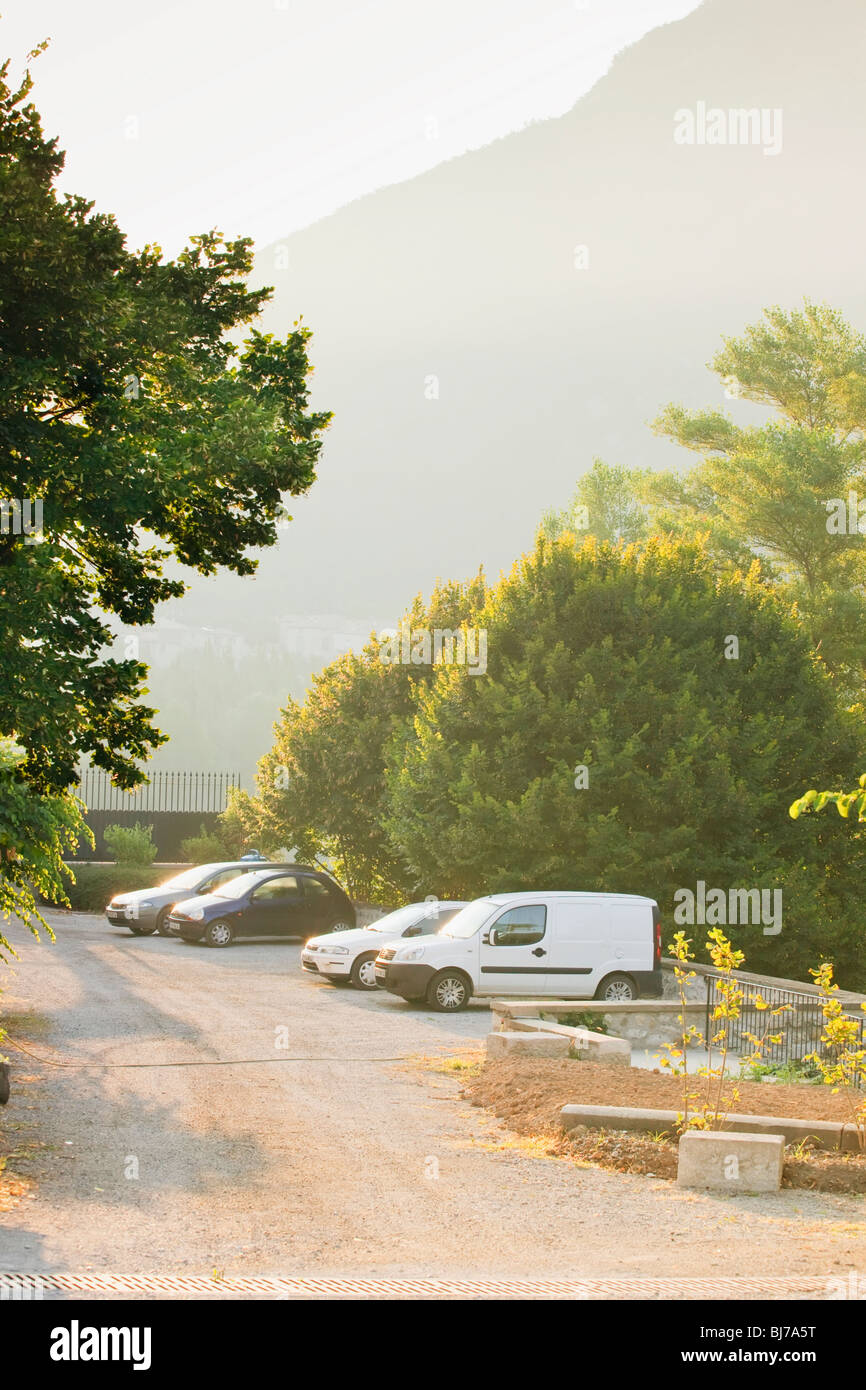 Serene parking scene hi-res stock photography and images - Alamy