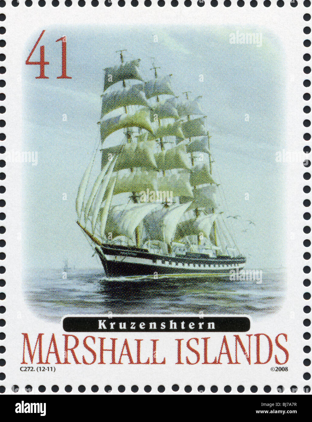 Marshall Islands postage stamp Stock Photo - Alamy