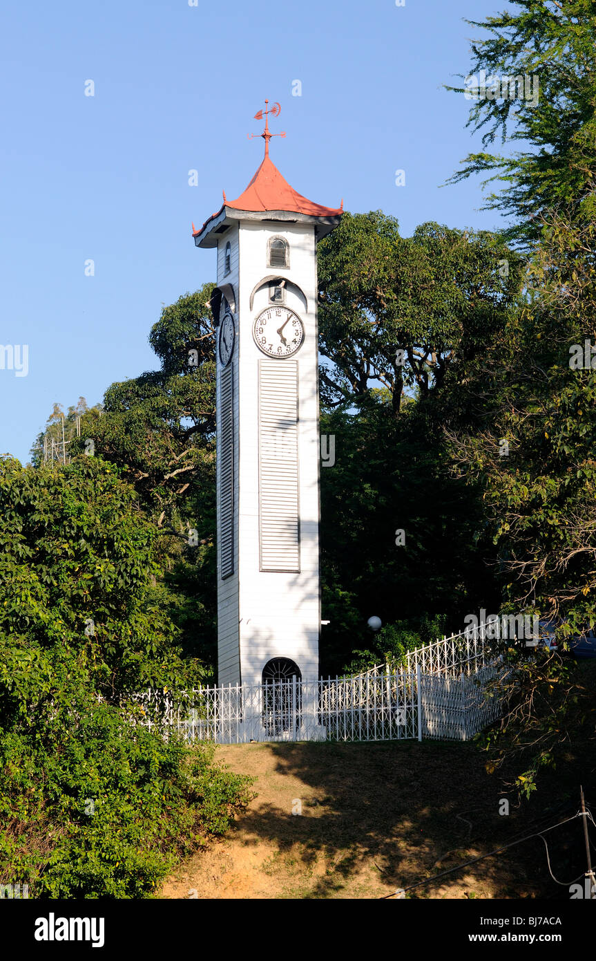 old Atkinson clock tower, Kota Kinabalu, Sabah, Malaysia Stock Photo ...