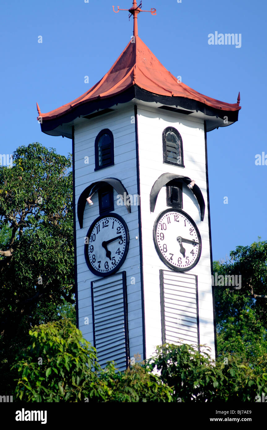 old Atkinson clock tower, Kota Kinabalu, Sabah, Malaysia Stock Photo ...