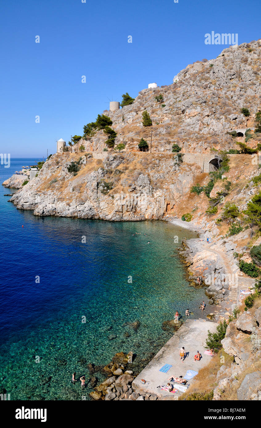 Hydra island beach hi-res stock photography and images - Alamy