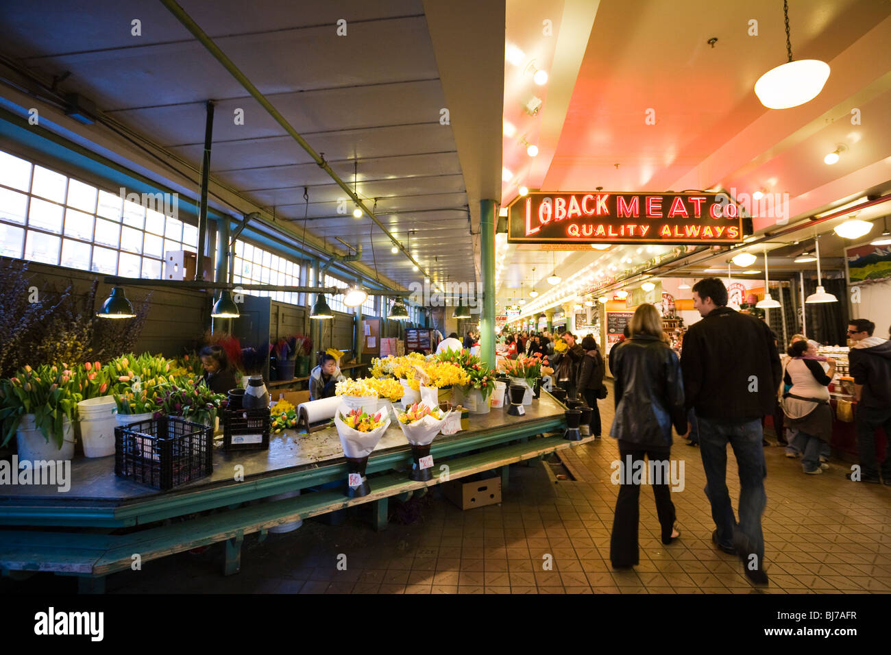 Seattle market flower hi-res stock photography and images - Alamy