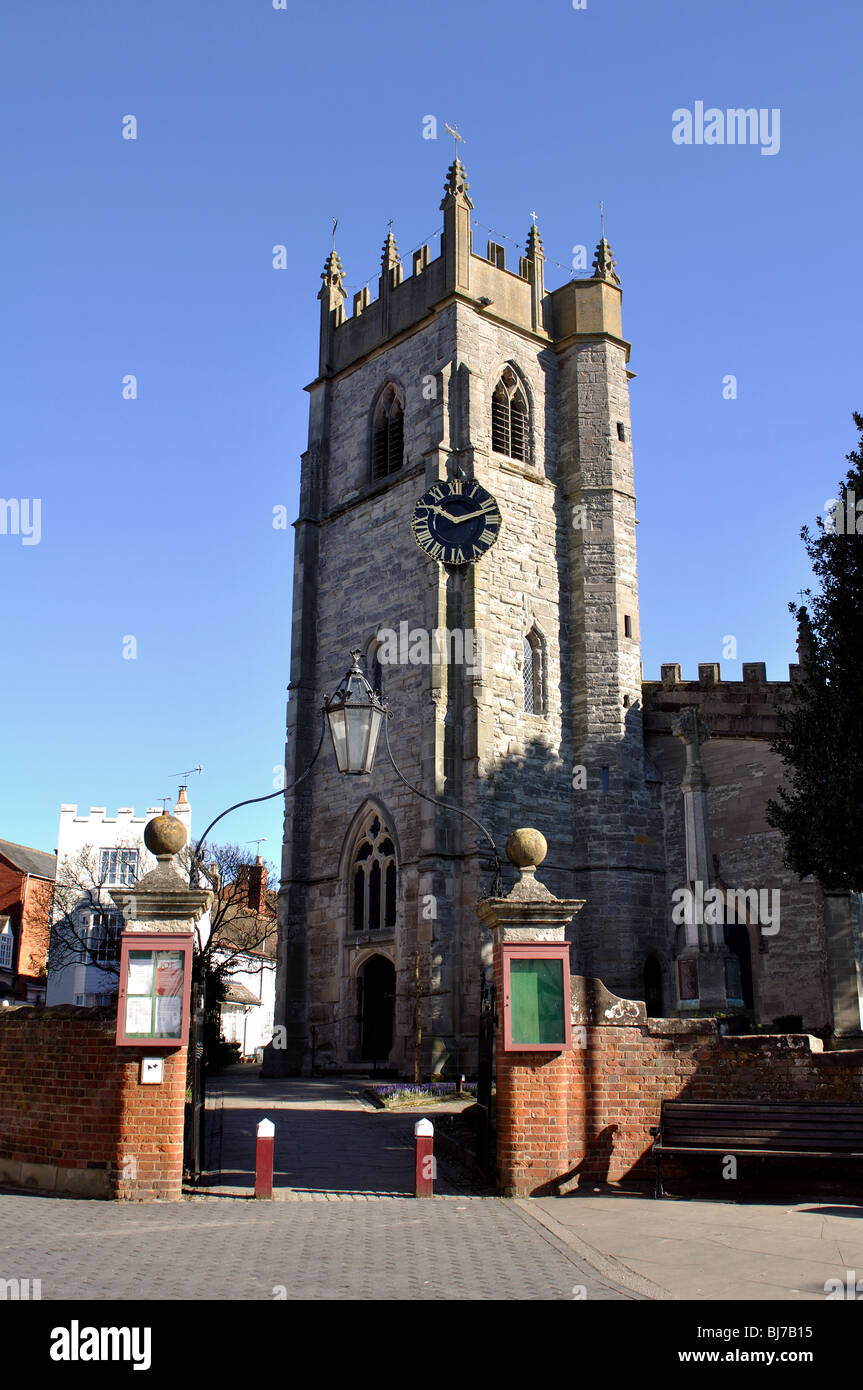 St. Nicholas Church, Alcester, Warwickshire, England, UK Stock Photo ...