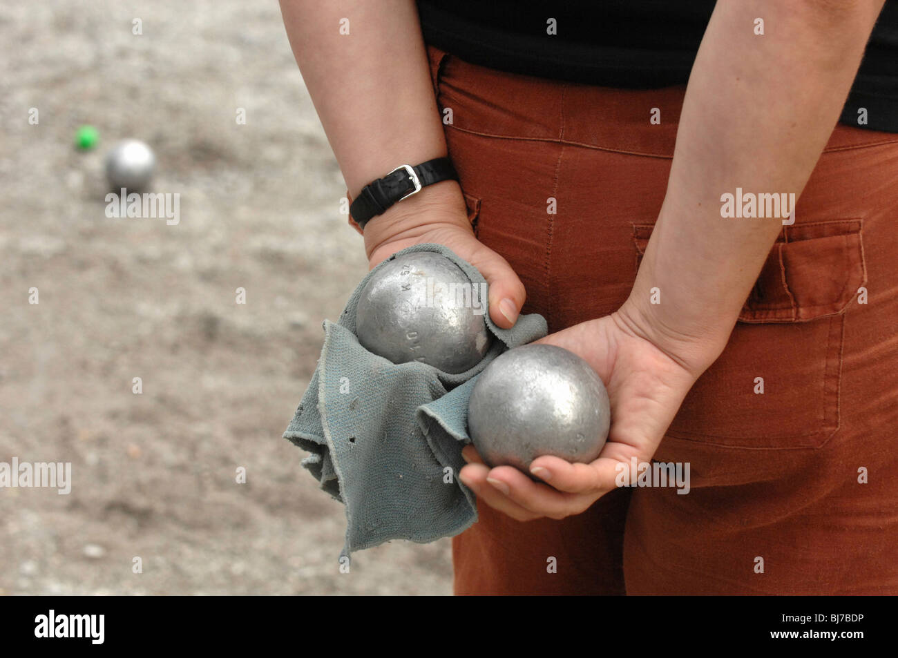 The boules player hi-res stock photography and images - Alamy