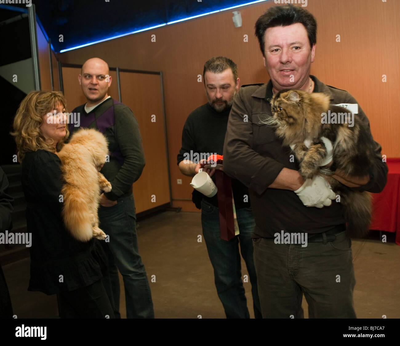Paris, France, French Pedigree Cat Show, Trade Show, male Breeder ...