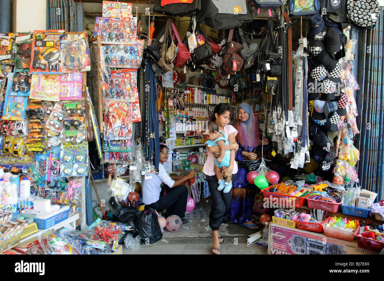small shop scene, Semporna, Sabah, malaysia Stock Photo - Alamy