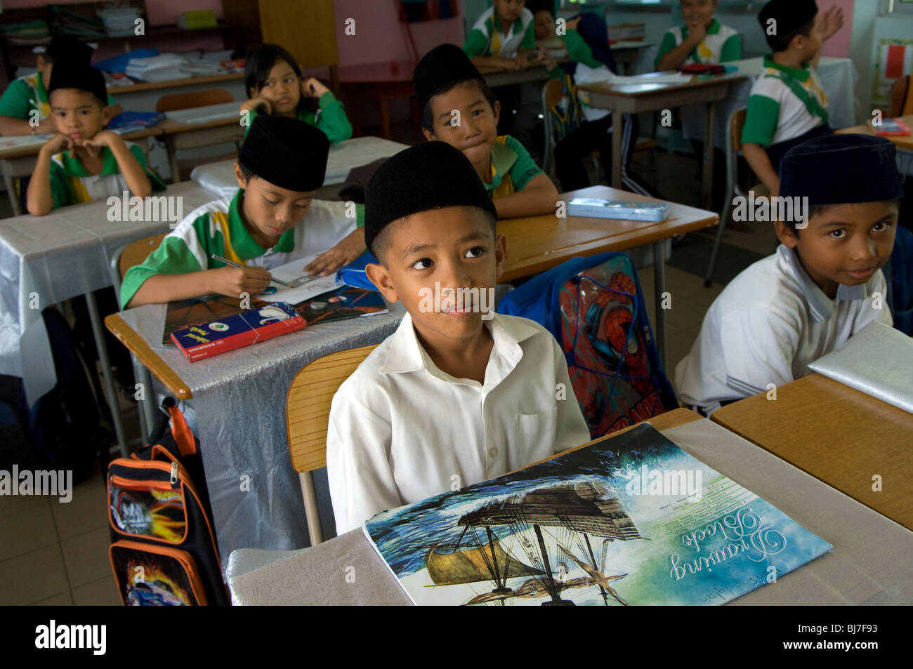 Islamic high school, Bandar Seri Begawan, Brunei Darussalam Stock Photo ...