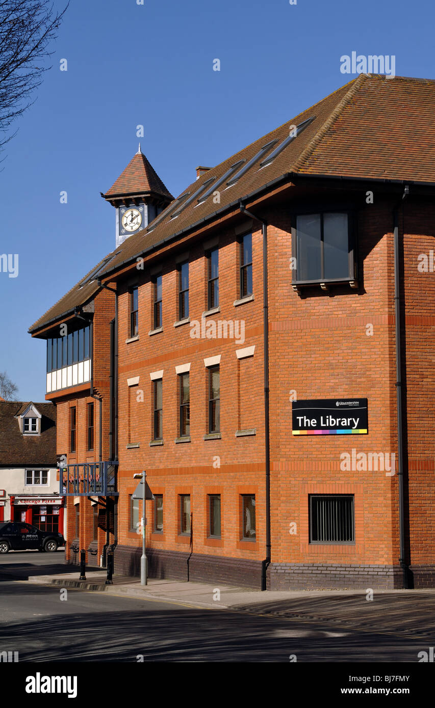 The public library, Tewkesbury, Gloucestershire, England, UK Stock ...