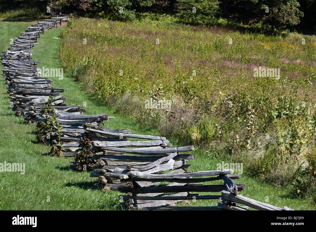 Appalachian Mountains Virginia Blue Ridge Parkway in USA US North ...