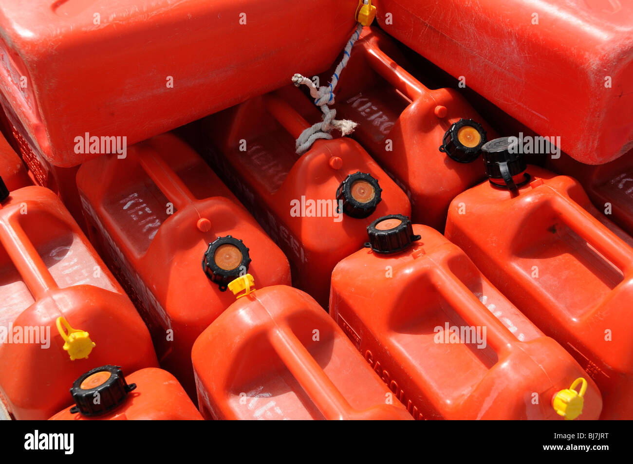 Kerosene Tanks on the harbour jetty ready to power the Hope Town ...