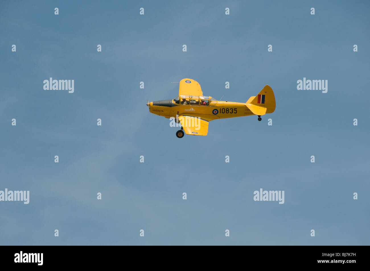 A Fairchild PT26 of the Canadian Warplane Heritage fleet flies in a ...