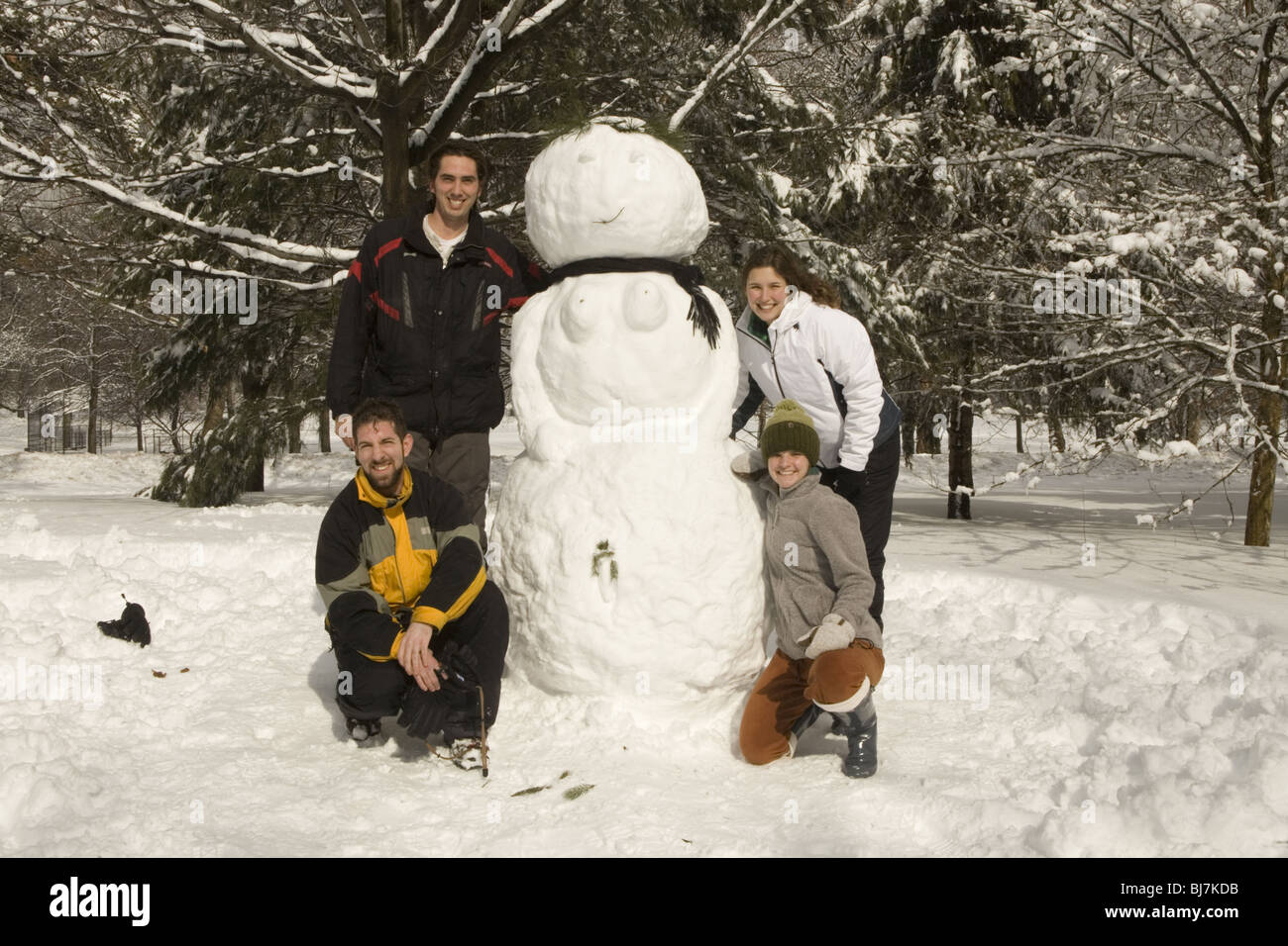 Snowman Couple