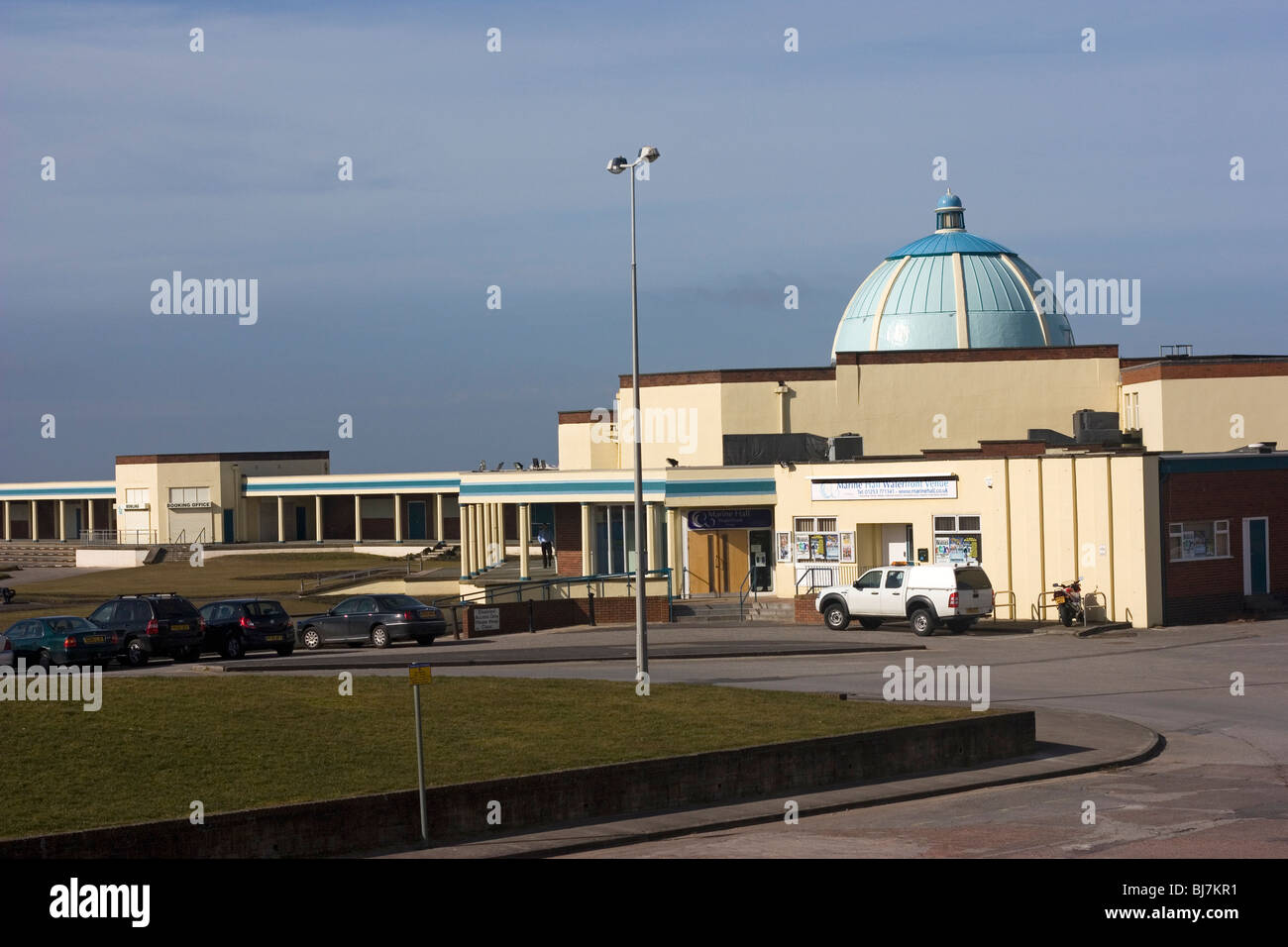 The Marine Hall in Fleetwood Lancashire Stock Photo - Alamy